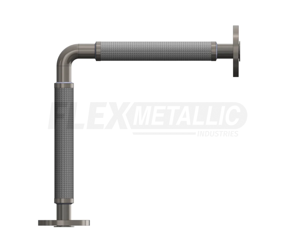 Dog Leg Metallic Hose Assemblies | Flexmetallic Industries