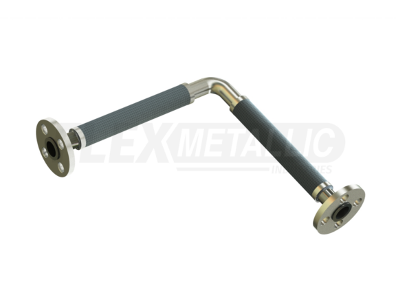 Dog Leg Metallic Hose Assemblies | Flexmetallic Industries